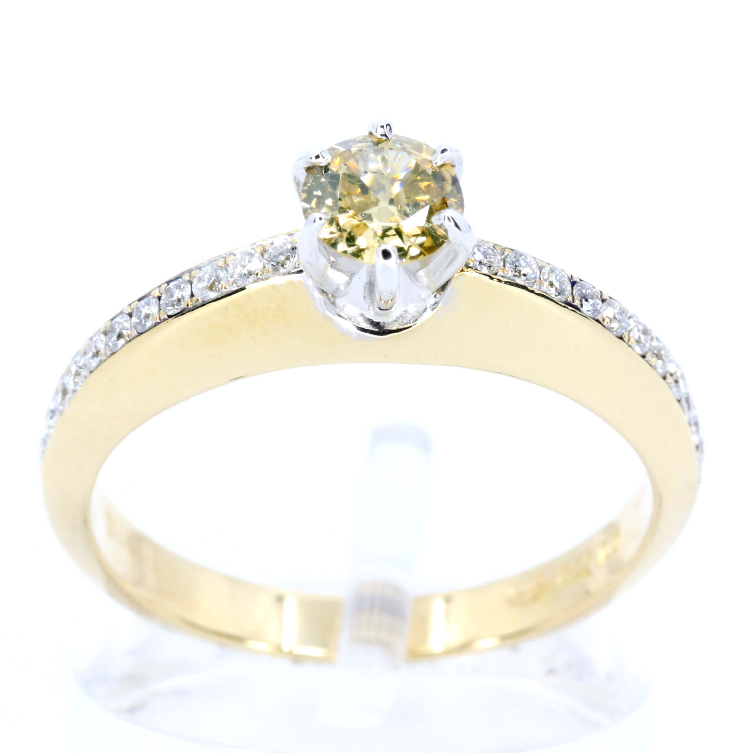 18ct Yellow Gold Yellow Diamond Ring | Allgem Jewellers
