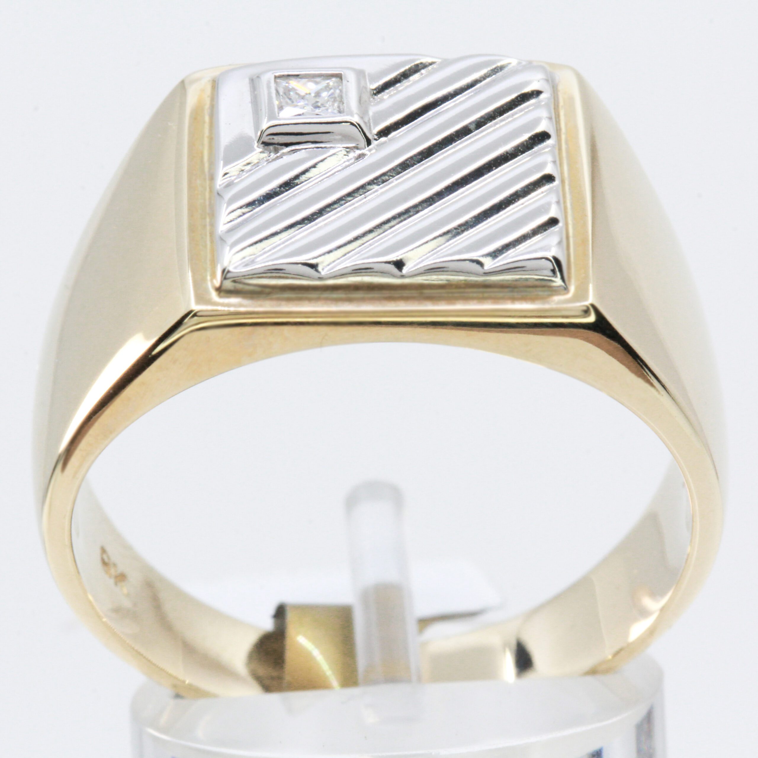 9ct Gold Gents Diamond Ring | Allgem Jewellers